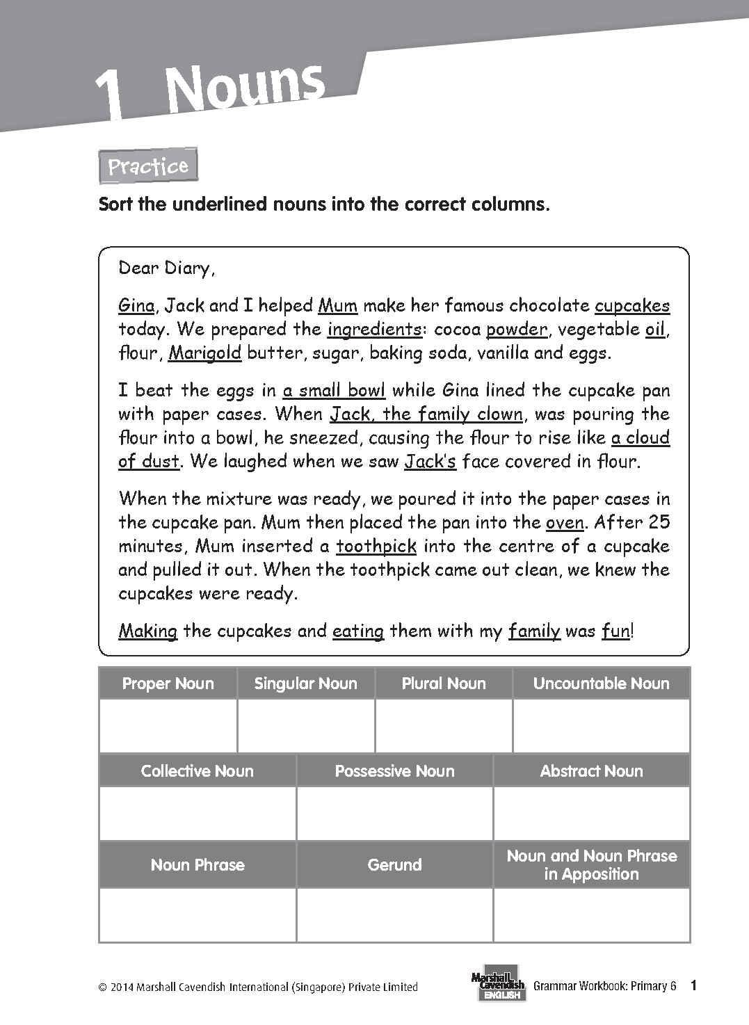 MARSHALL CAVENDISH ENGLISH GRAMMAR WORKBOOK P6 | Pacific Bookstores
